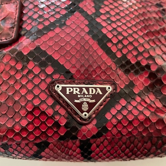 Prada | Bags | Prada Snakeskin Crossbody Bag | Poshmark
